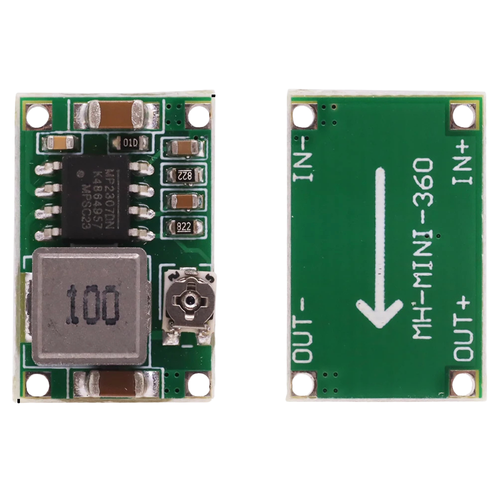 Mini 360 2A DC-DC step down Module 4.7V-23V to 1V-17V خافض جهد صغير ...